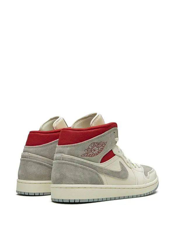JORDAN X Sneakersnstuff Air 1 Mid Prm 20th Anniversary Sneakers - White