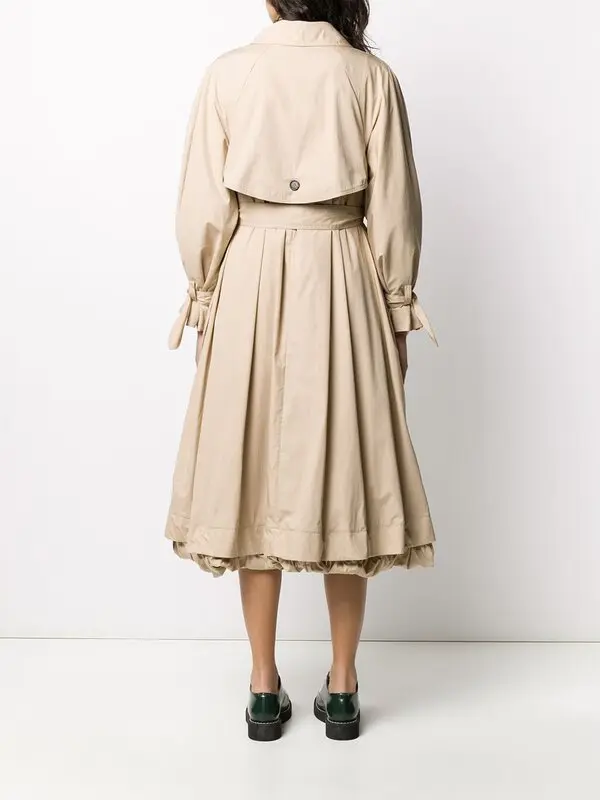 PATOU Flared Belted Trench Coat