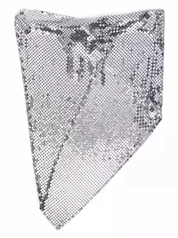 Rabanne Draped Mesh Necklace