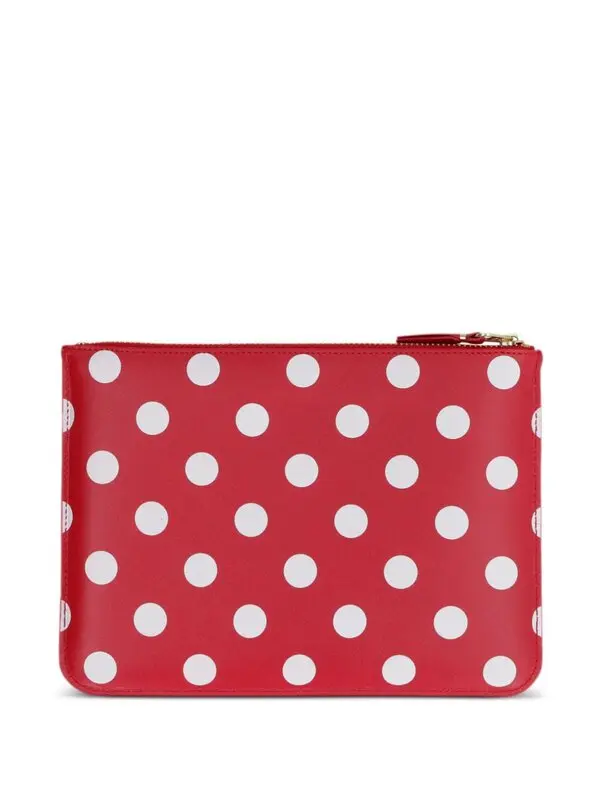 Comme Des Garçons Polka Dot-print Wallet