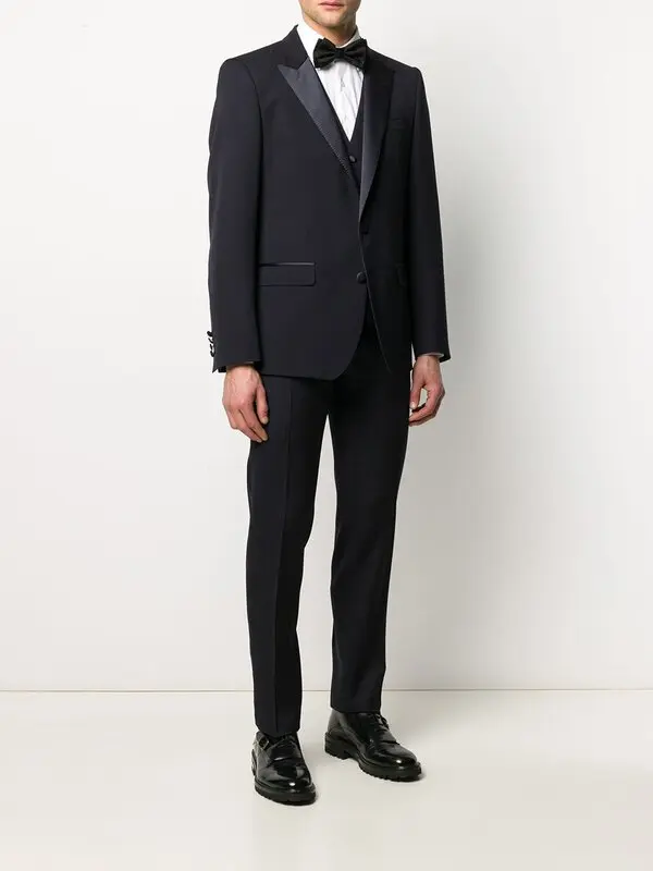 Dolce & Gabbana Martini-fit Wool-silk Tuxedo Suit - Blue