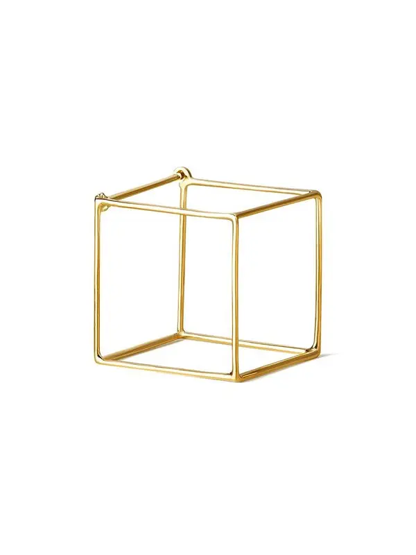Shihara Square Earring - Metallic