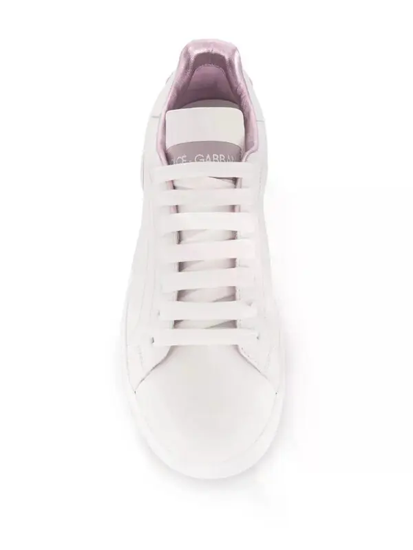 Dolce & Gabbana Portofino Leather Sneakers