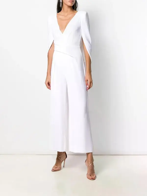 Talbot Runhof Cut-out Detail Jumpsuit