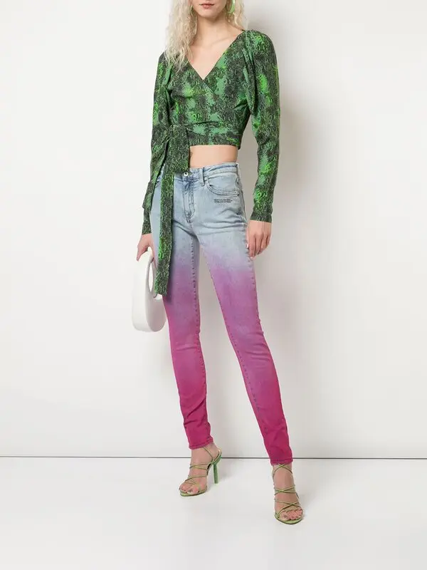 Off-White Faded Skinny Jeans