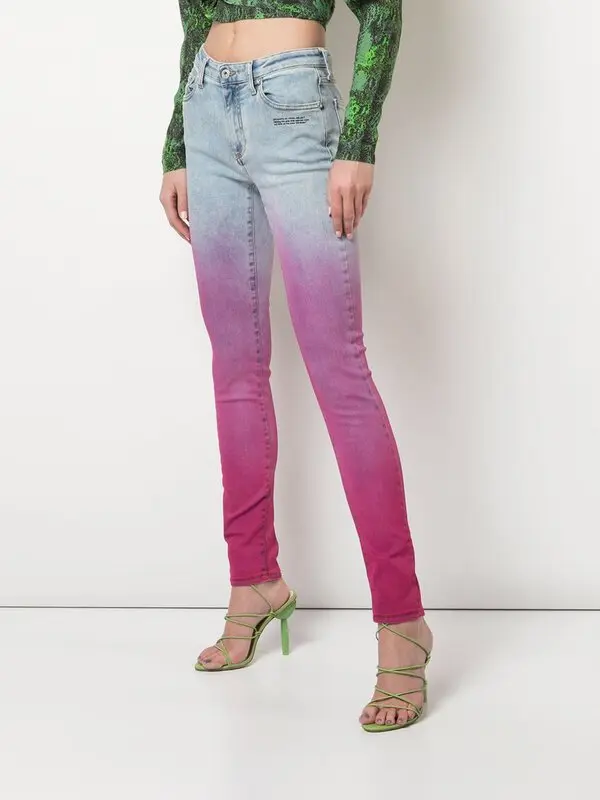 Off-White Faded Skinny Jeans