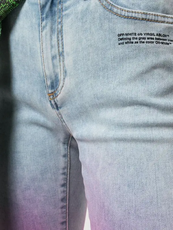 Off-White Faded Skinny Jeans