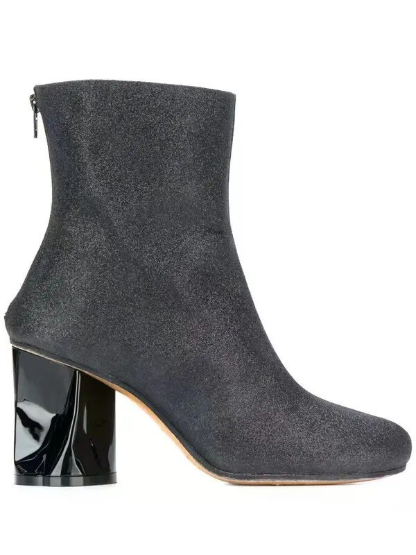 MAISON MARGIELA Crushed-heel Ankle Boots - Grey