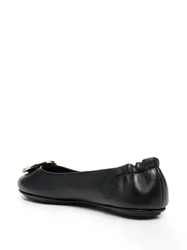 Tory Burch Minnie Ballerina Shoes - Black