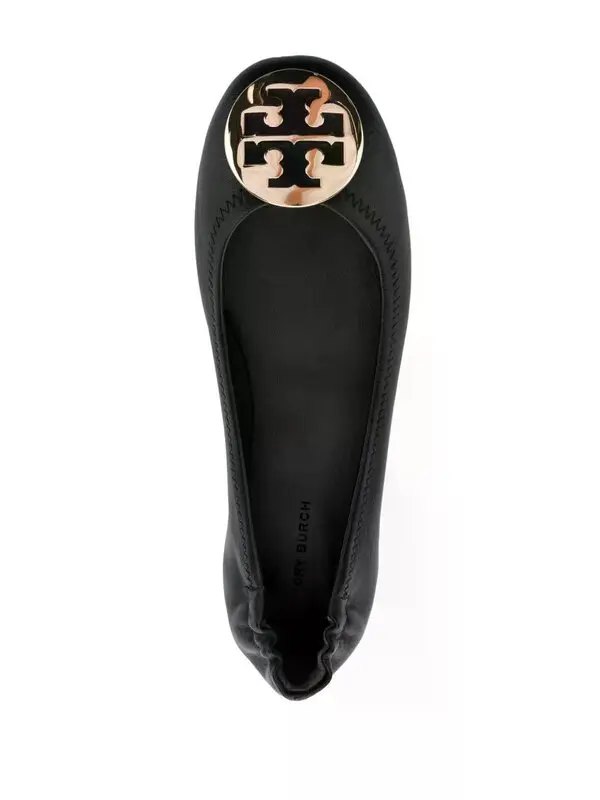 Tory Burch Minnie Ballerina Shoes - Black