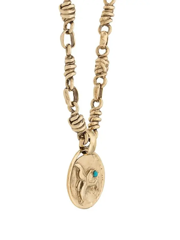 GOOSSENS Talisman Pisces Medallion Pendant Necklace