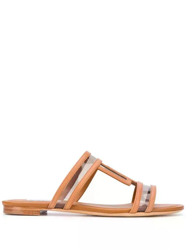 TOD'S Flat Leather Sandals
