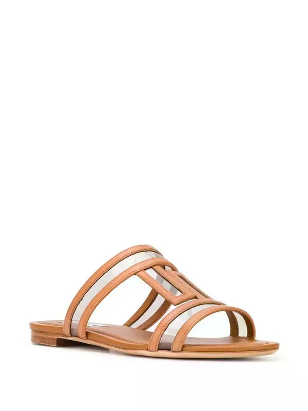 TOD'S Flat Leather Sandals