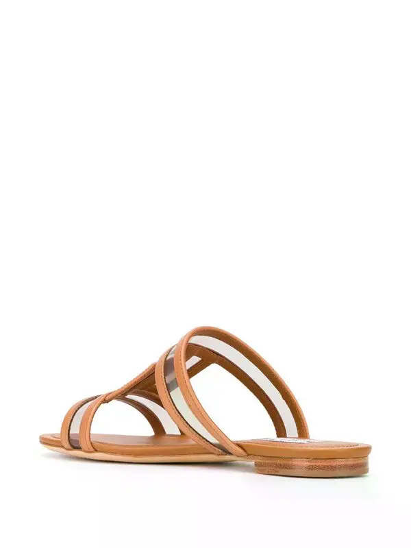 TOD'S Flat Leather Sandals