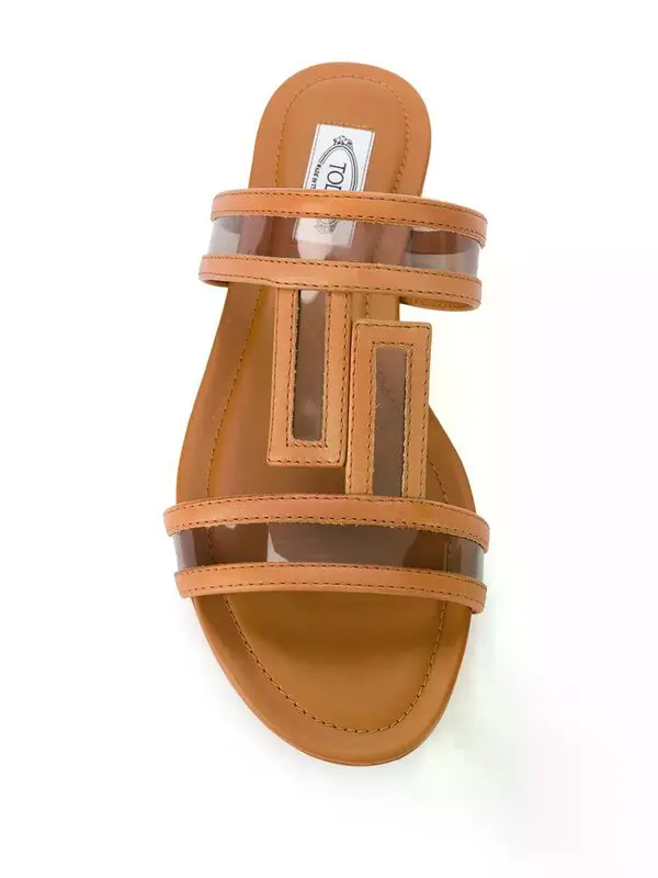 TOD'S Flat Leather Sandals