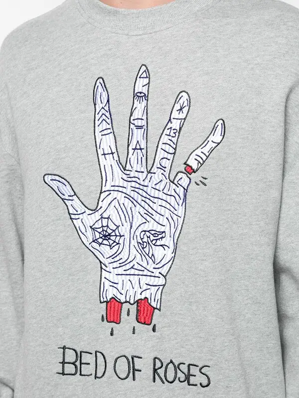 HACULLA. Bed Of Roses Jersey Sweatshirt