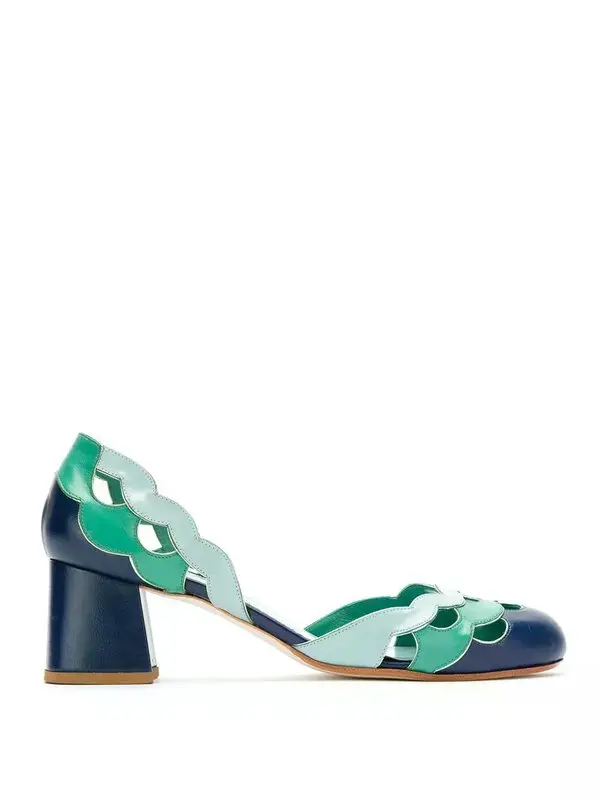 STUDIO CHOFAKIAN Leather Pumps - Blue