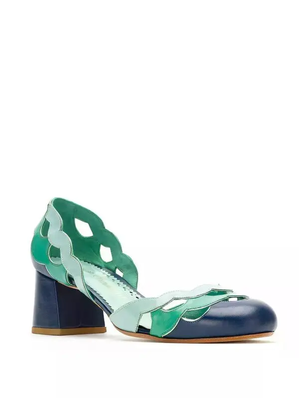 STUDIO CHOFAKIAN Leather Pumps - Blue