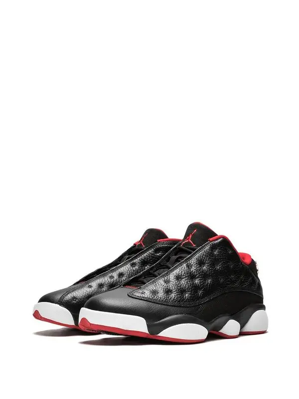 JORDAN Air Retro Low Bred Sneakers - Black