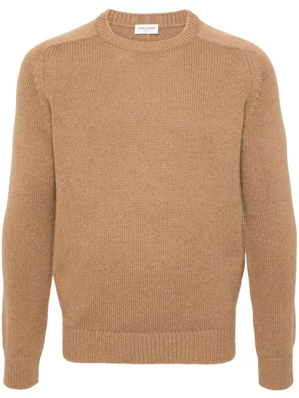 Saint Laurent Fine-knit Jumper - Neutrals