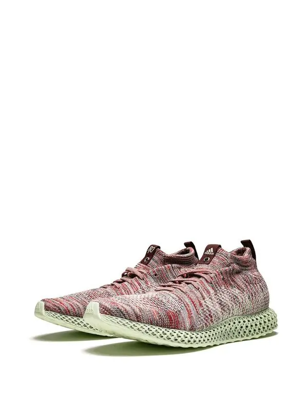 Adidas X Kith Consortium Runner 4d Aspen Sneakers - Red
