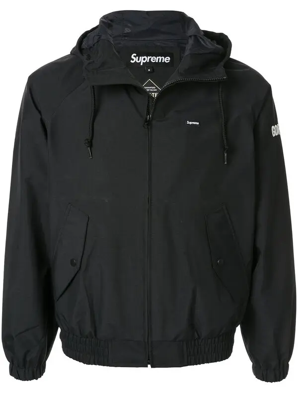 Supreme X Gore-Tex Hooded Harrington Jacket - Black | Editorialist