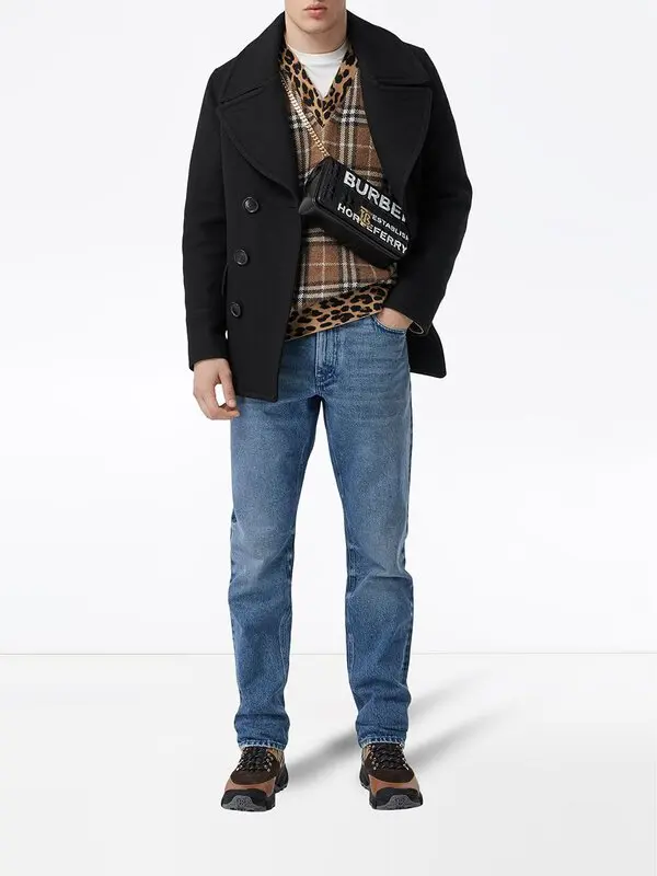 Burberry Wool Blend Pea Coat