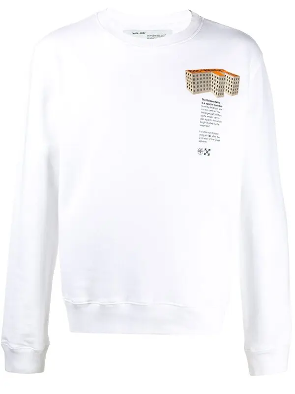 Off-White Rationalism Print Cotton T-shirt - White