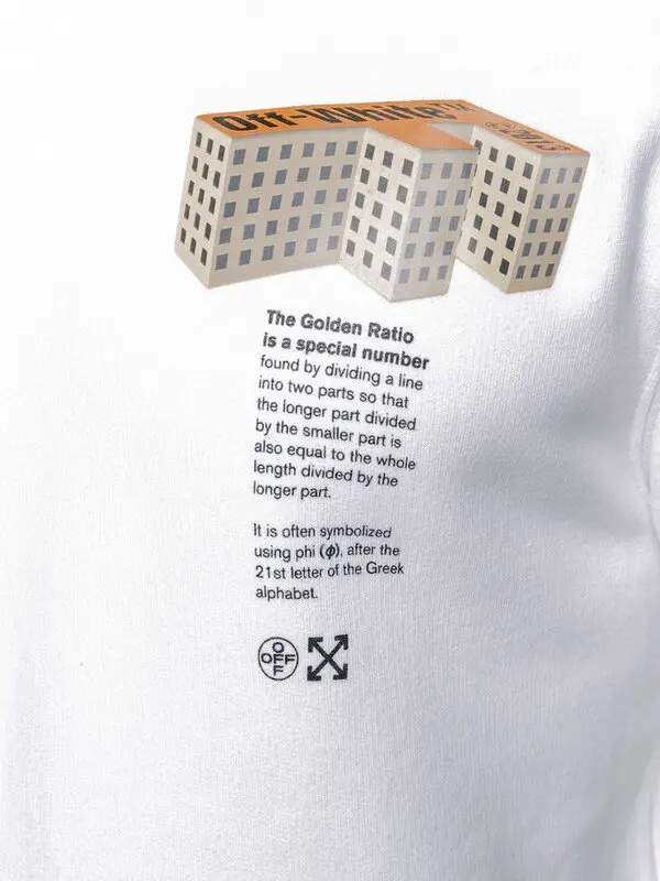 Off-White Rationalism Print Cotton T-shirt