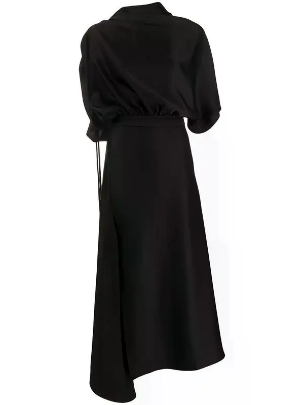 ELLERY Draped Side Slit Dress