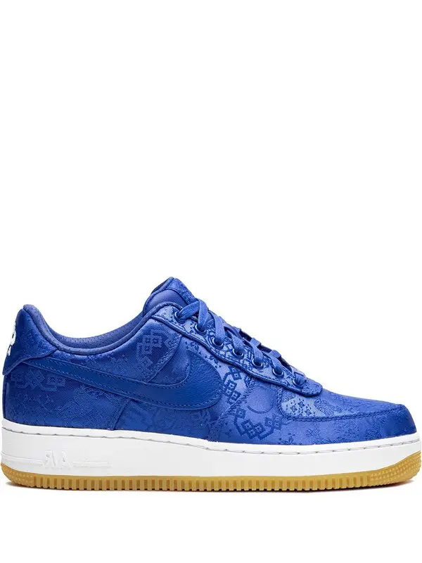 Nike X Clot Air Force 1 Prm Silk Sneakers - Blue