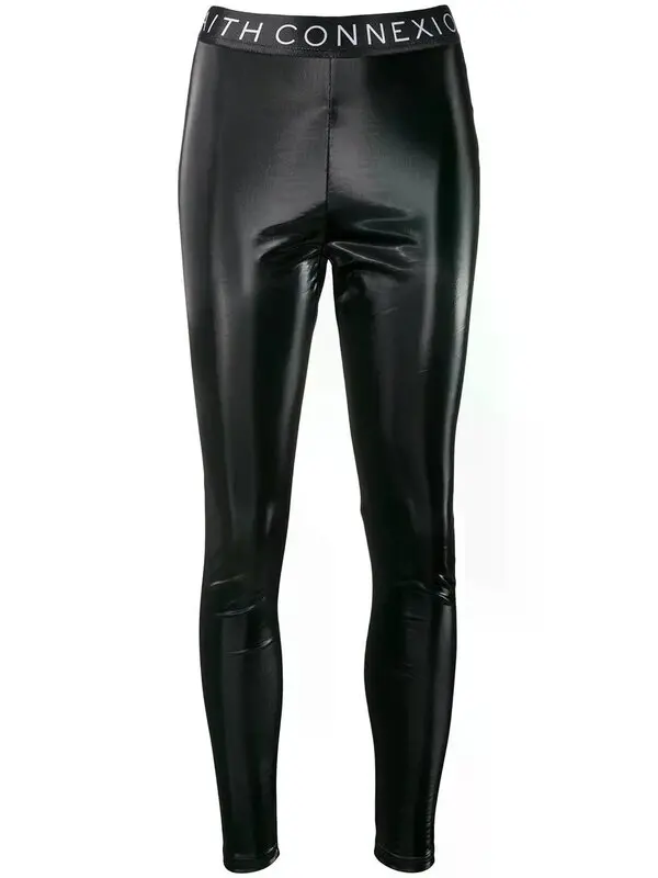 Faith Connexion Logo Waistband Leggings - Black