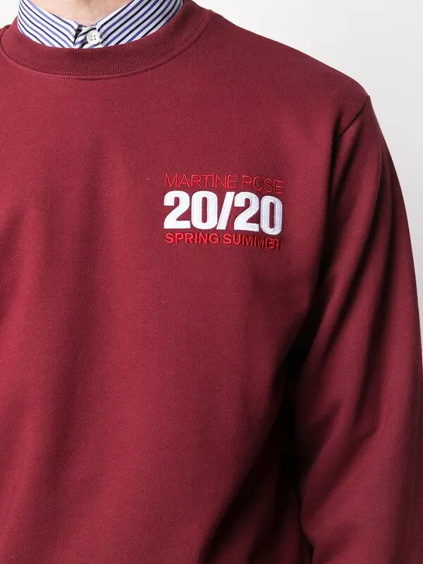 Martine Rose Logo-embroidered Sweatshirt