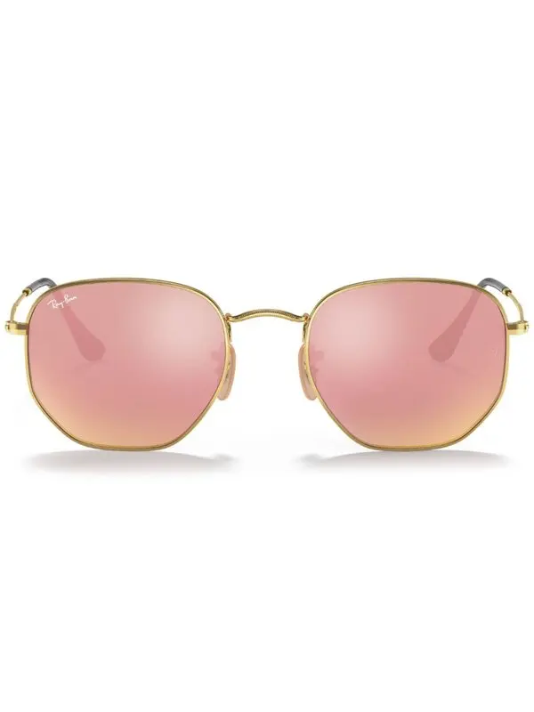 Ray-ban Hexagonal Sunglasses - Gold