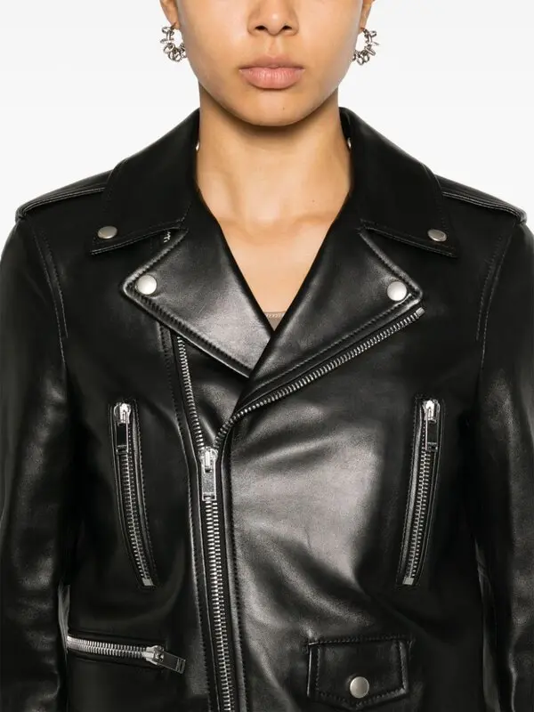Saint Laurent Leather Biker Jacket