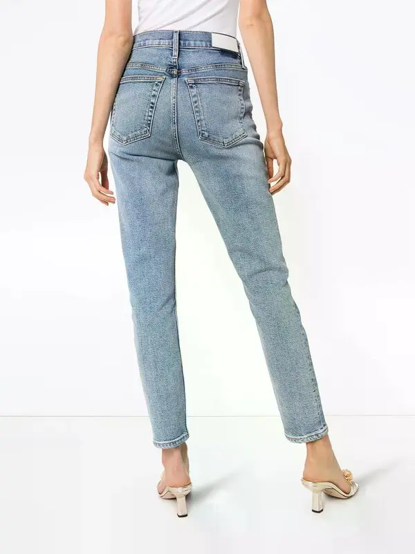 RE/DONE Slim-fit Cropped Jeans