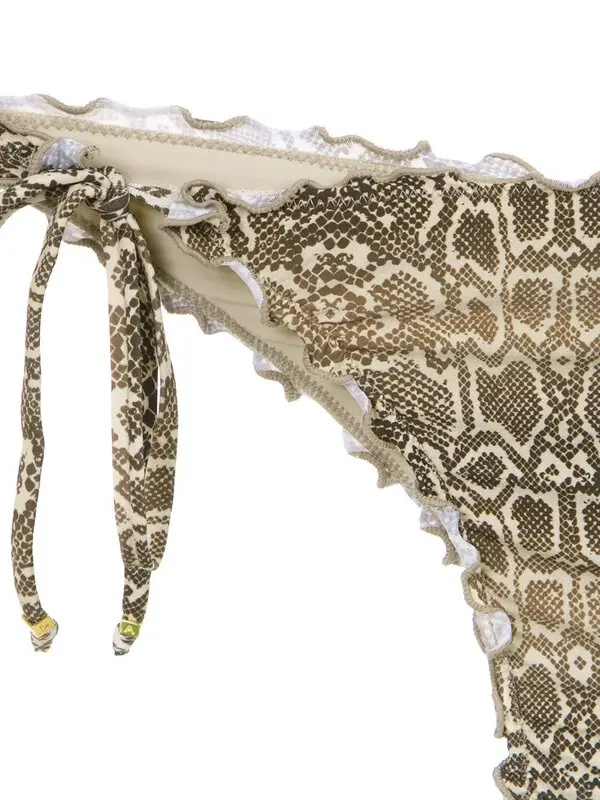 AMIR SLAMA Python Print Bikini Set