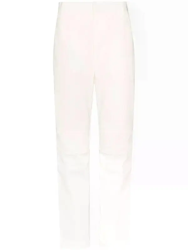 AMBUSH High-waisted Slim-fit Trousers - White