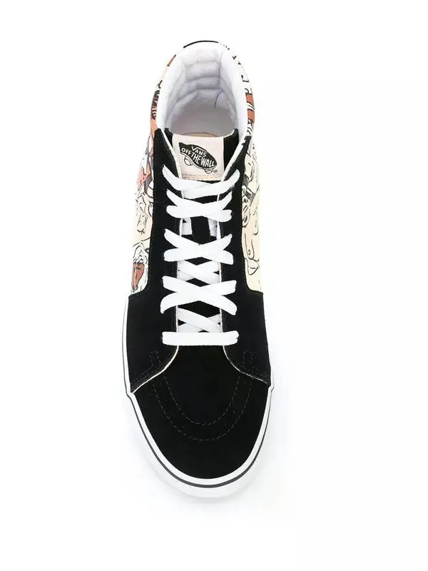 VANS Printed Panel High-top Sneakers
