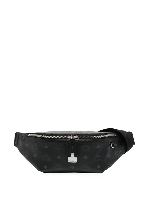 Mcm Fursten Belt Bag - Black