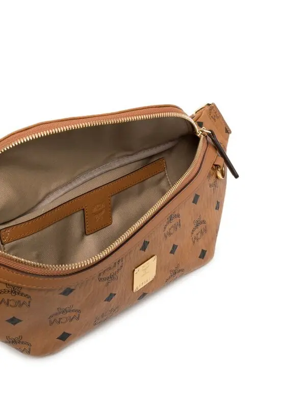 Mcm Fursten Belt Bag - Brown