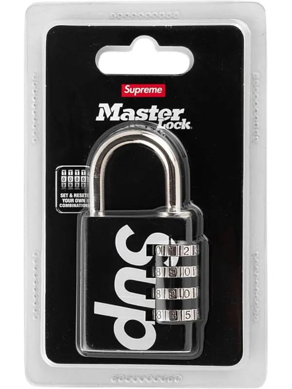 Supreme Master Lock Numeric Combination Lock - Black