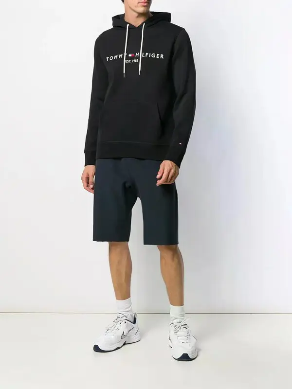 Tommy Hilfiger Logo Print Hoodie