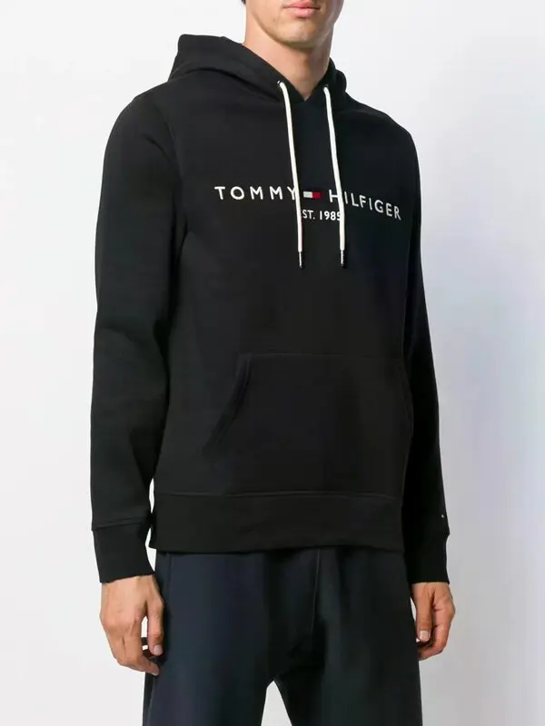 Tommy Hilfiger Logo Print Hoodie