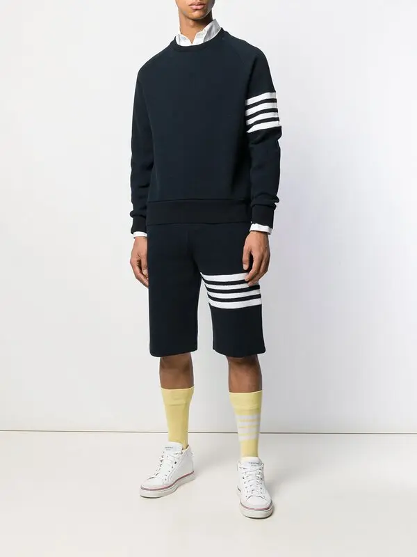 Thom Browne 4-bar Track Shorts - Blue