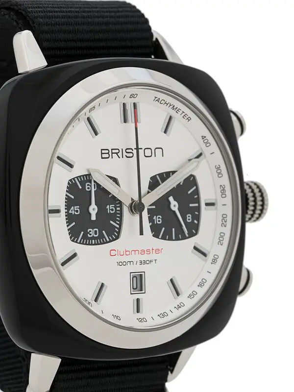 BRISTON Clubmaster Sport Chrono 42mm - White