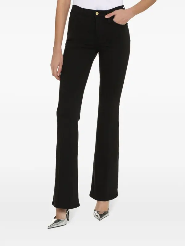 FRAME Le High Flare Jeans - Black