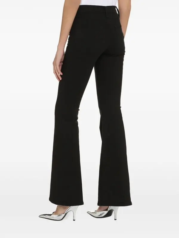FRAME Le High Flare Jeans - Black
