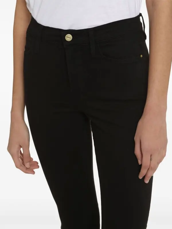 FRAME Le High Flare Jeans - Black