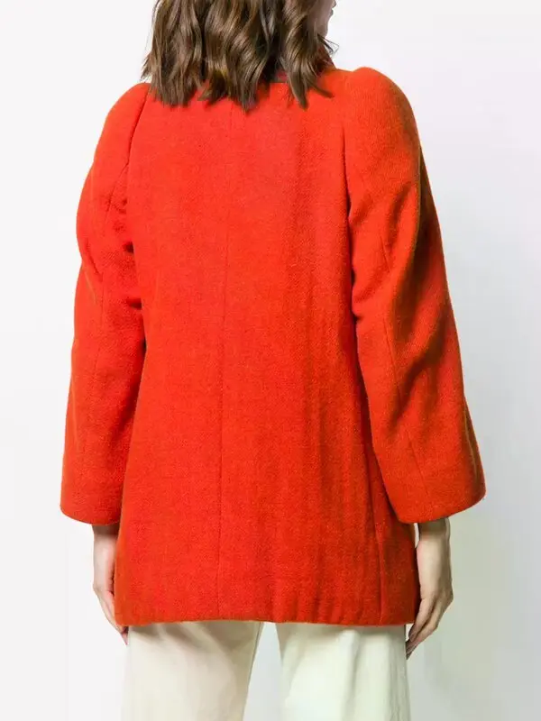Issey Miyake Relaxed Fit Wool Coat